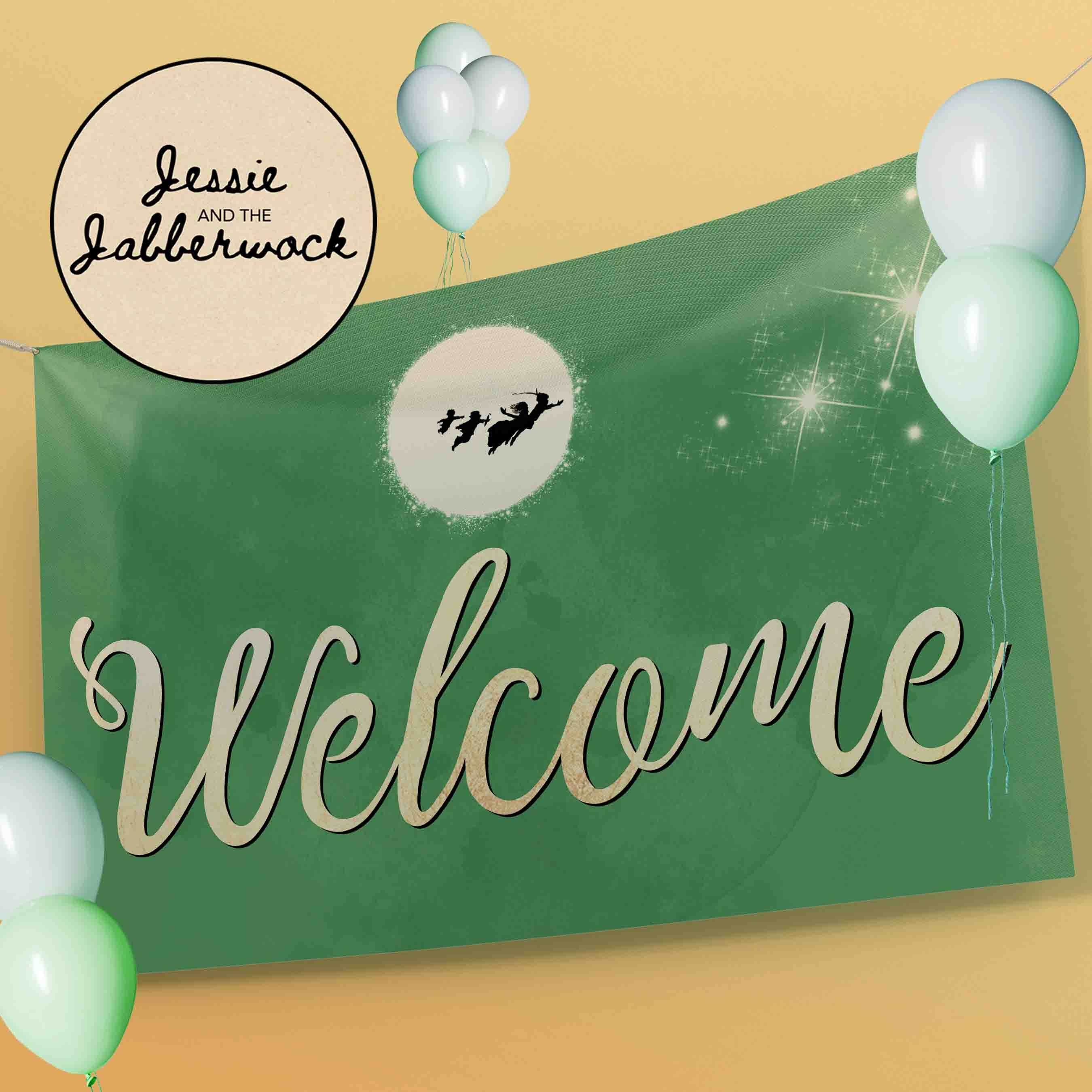 Neverland Birthday Backdrop Sign Design | DIGITAL DOWNLOAD Personalised ...