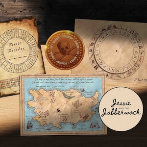 Pirate Treasure Hunt Clue Set, Scavenger Quest, Party Game Printables ...