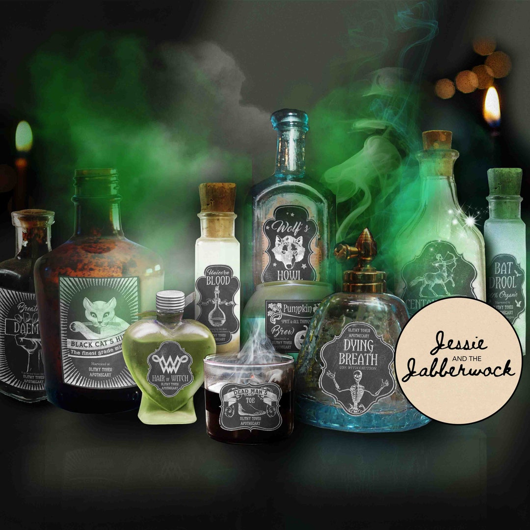 Halloween Potion Bottle Labels | 39 Label Bundle | Apothecary | Hocus ...