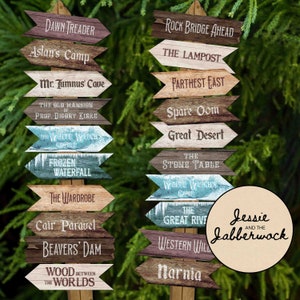 Narnia Inspired Directional Signs Party Pack Printable | Lion, the ...