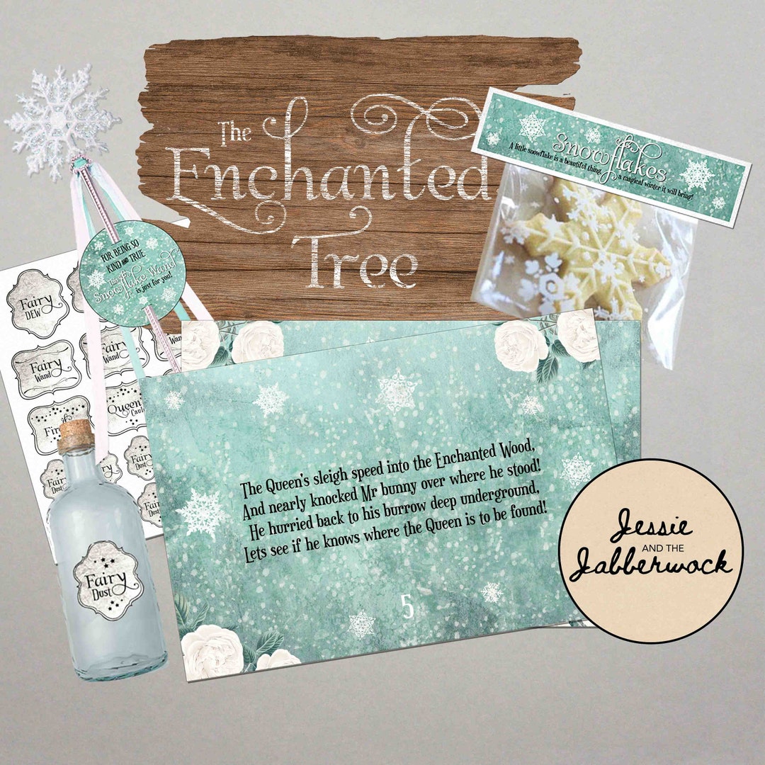 Fairy Treasure Hunt Clues | Christmas Winter Wonderland Scavenger Hunt ...