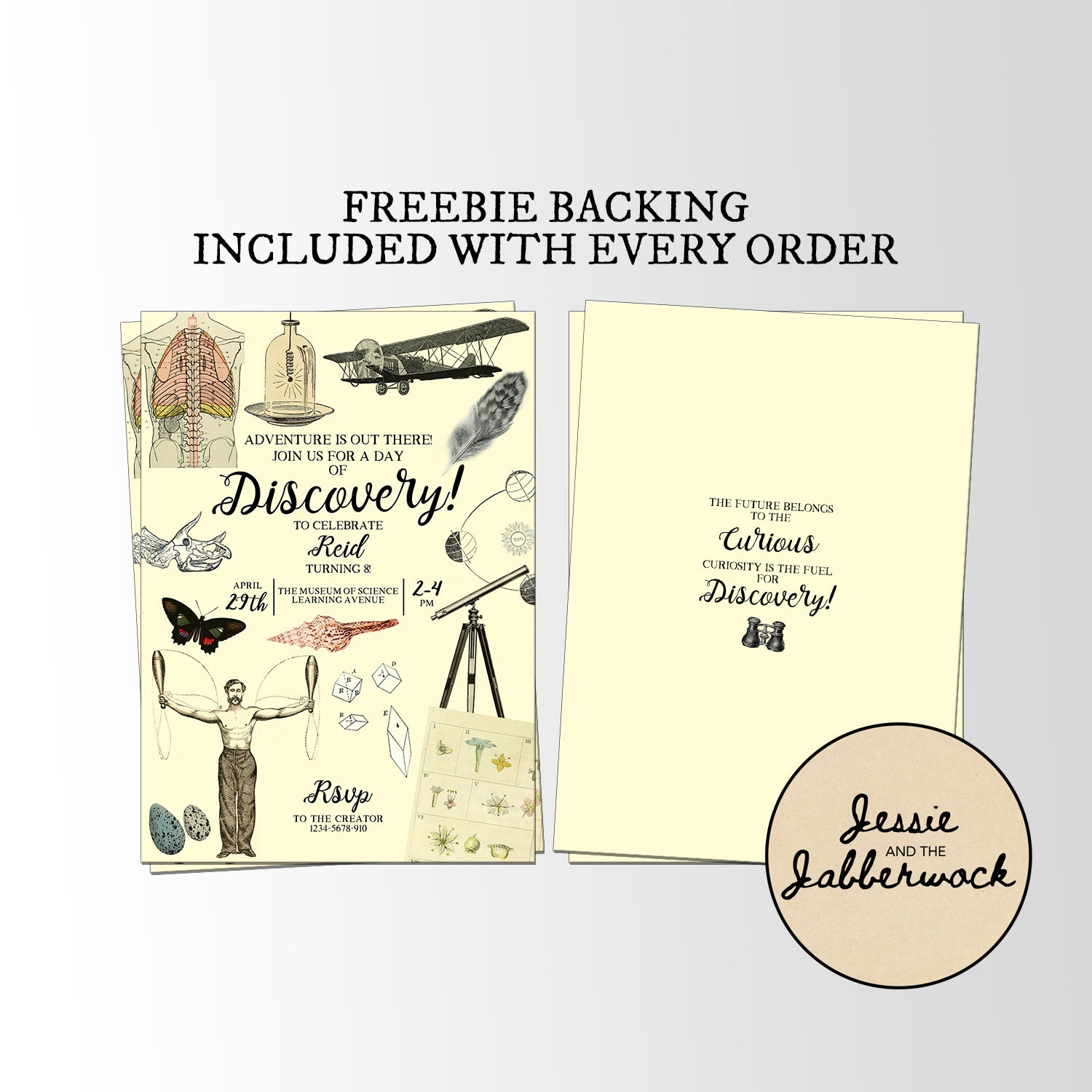 Museum Invitation Discovery Invite Inventors Party | Etsy