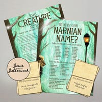 Narnia Themed Kids Activity Sheet, the Lion, the Witch, and the ...