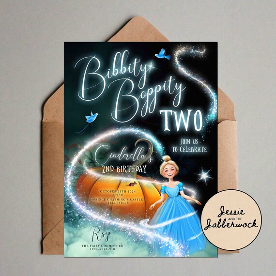 Cinderella Pumpkin Invitations