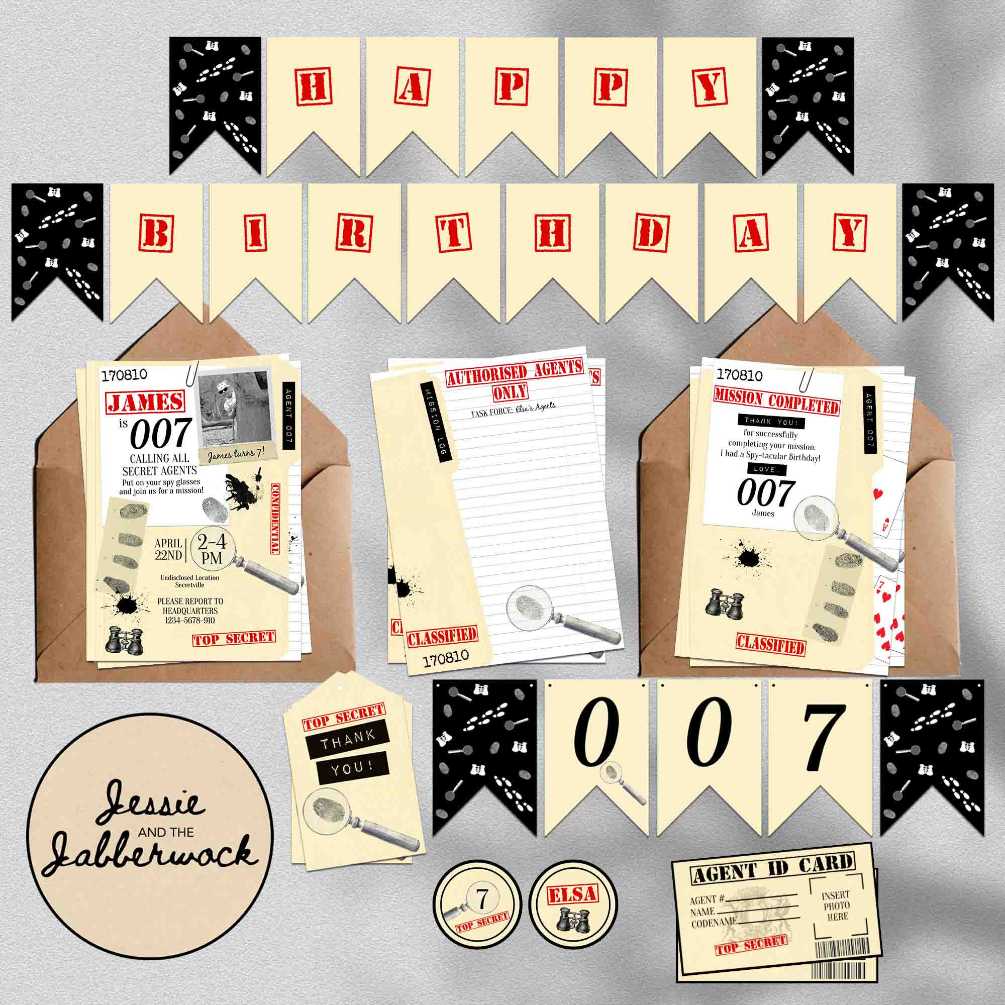 007 Party Invite James Bond 7th Birthday Invitation Secret - Etsy