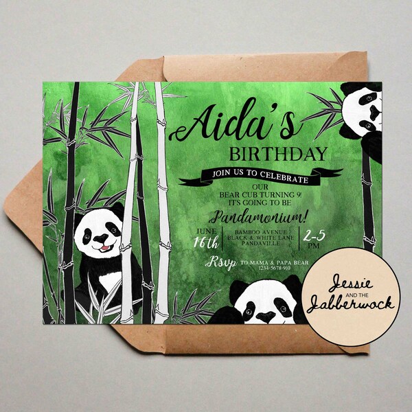 Bamboo Invitations - Etsy