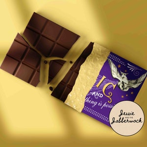 Magical Chocolate Bar | Witches & Wizards Halloween Chocolate Wrappers ...