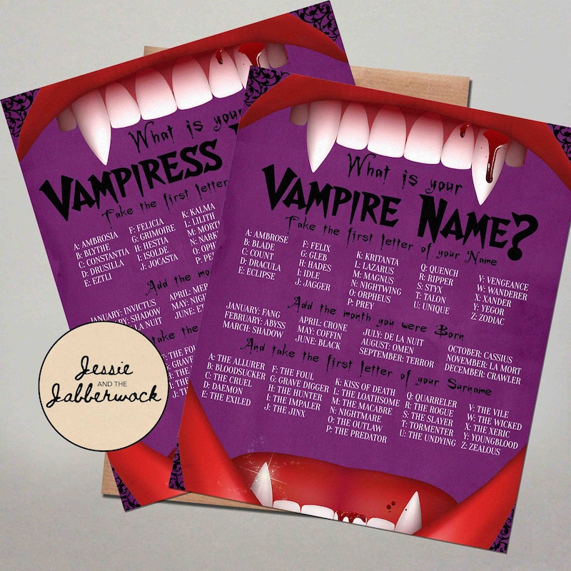 Vampire Party - Etsy