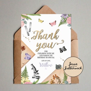 Nature Trail Invitation, Woodland Scavenger Hunt, Explorer Invite ...