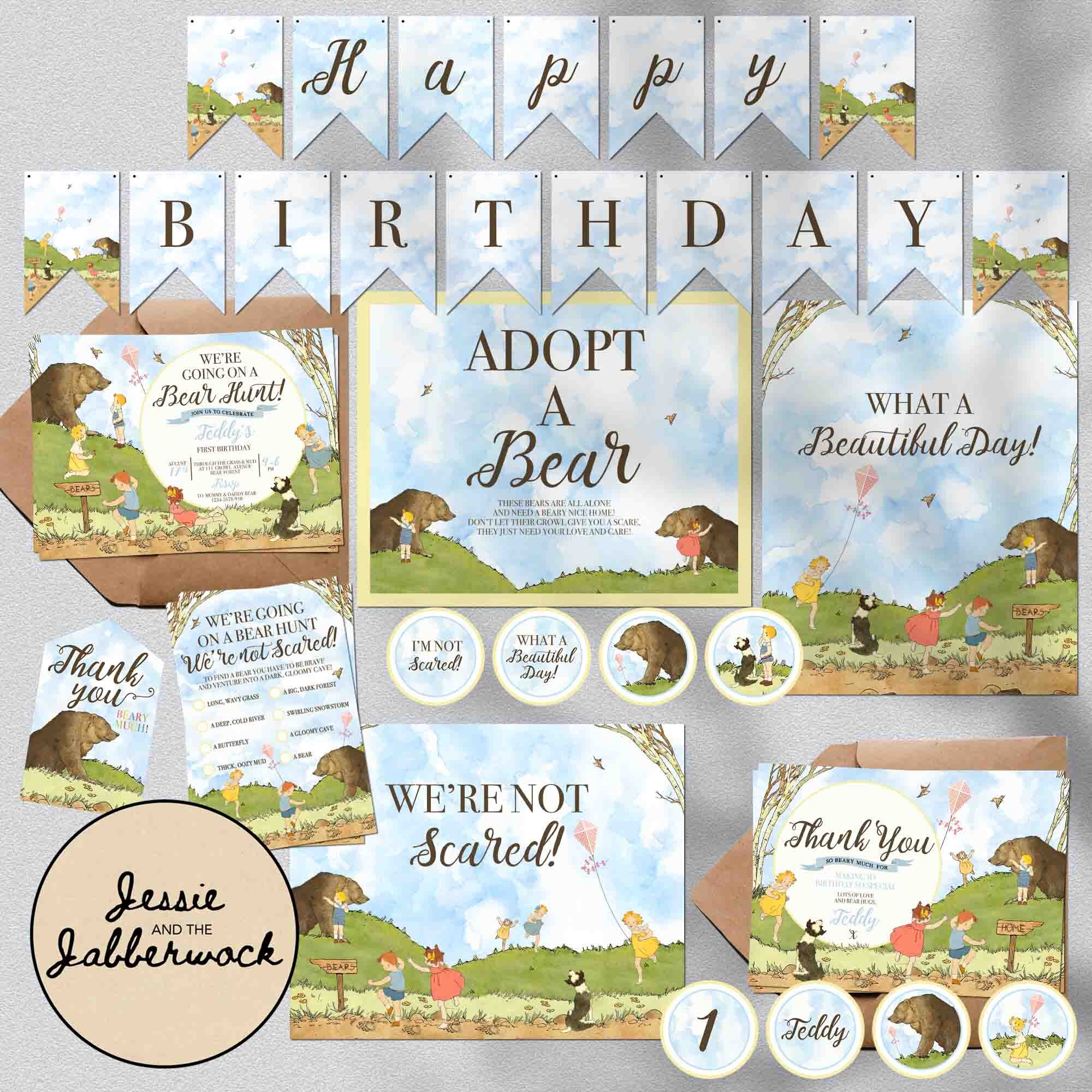 We're Going on a Bear Hunt Invite Nature Trail - Etsy UK