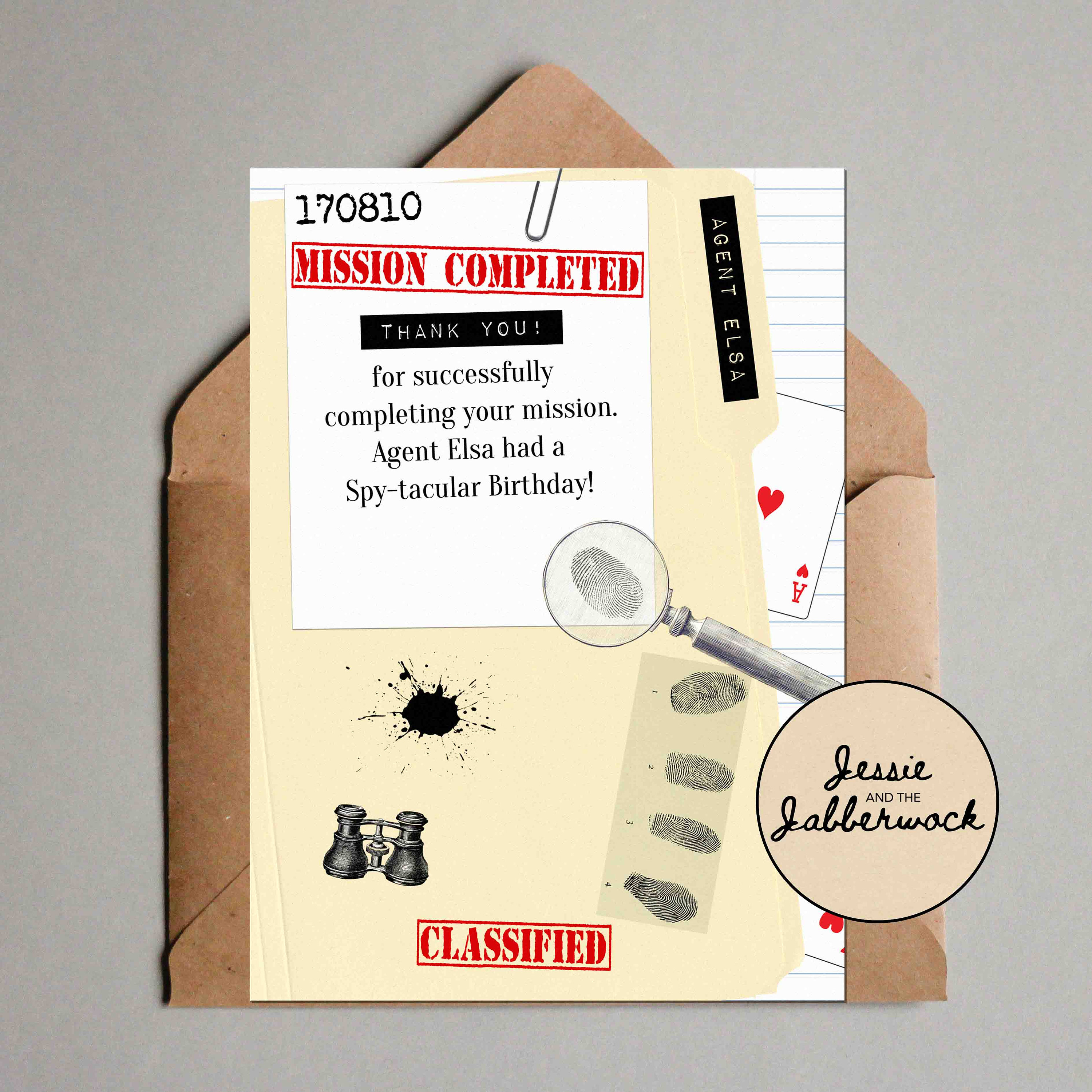 SECRET AGENT SPY Party Invite Mission Impossible Birthday - Etsy UK