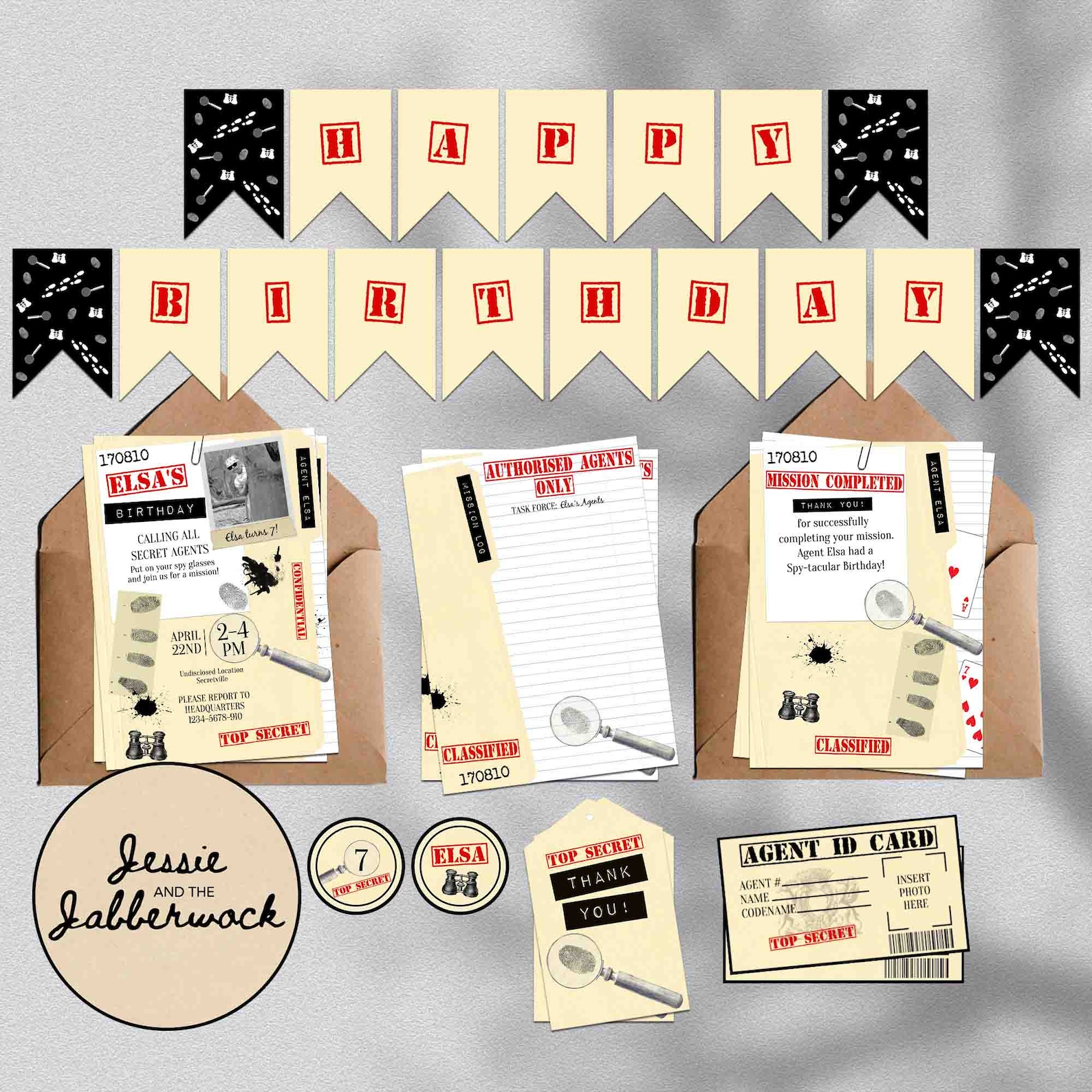 SECRET AGENT SPY Party invite Mission Impossible Invitation - Etsy France