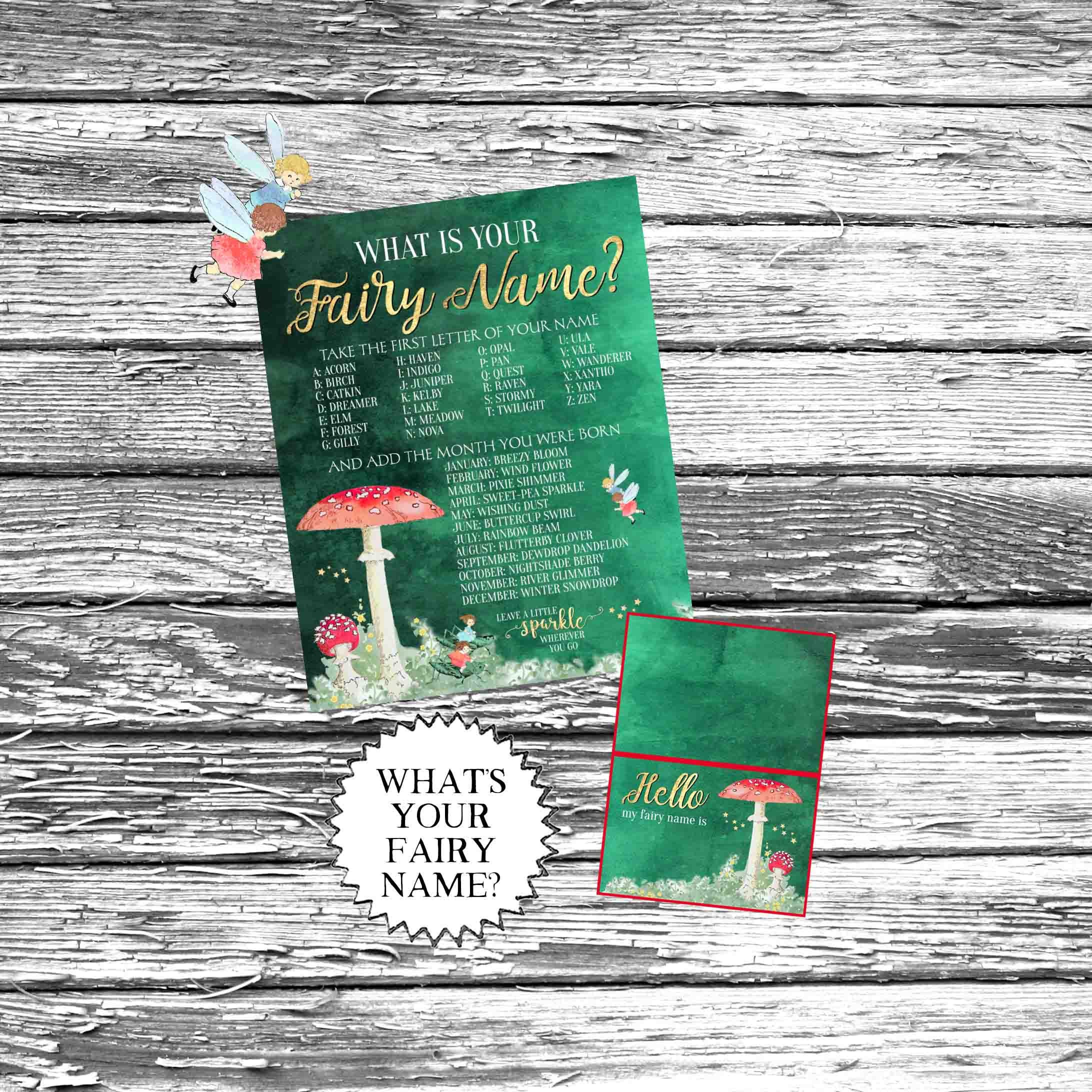 Fairy Treasure Hunt Clues Kid's Activity Scavenger Hunt | Etsy