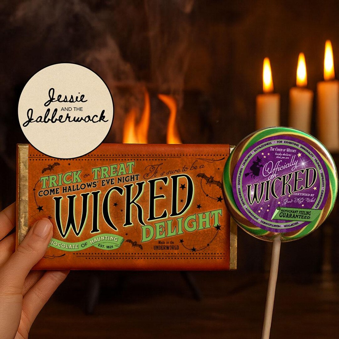 Witches Wicked Halloween Chocolate Bars | Wicked Delight | Sanderson ...