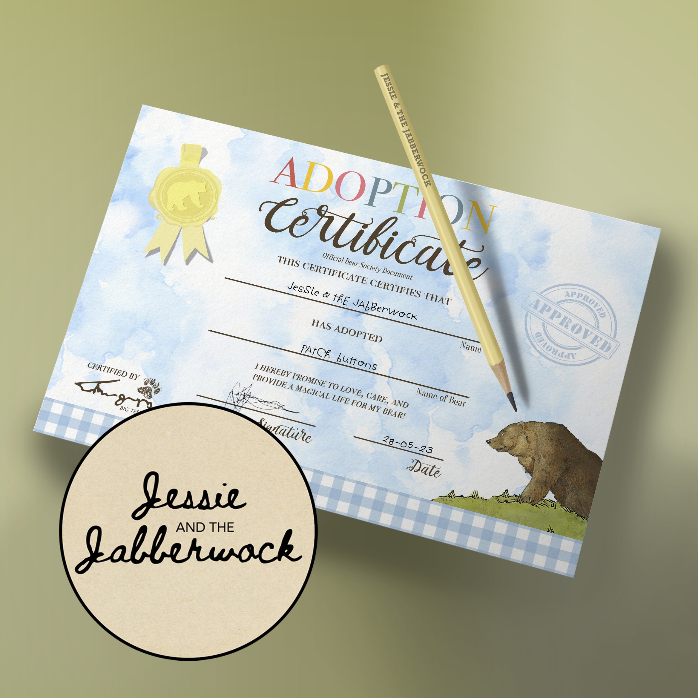 Build A Bear Certificate Maker
