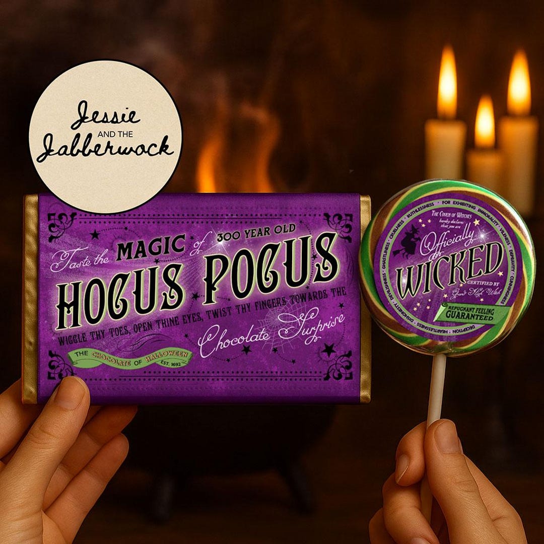 Hocus Pocus Witches Halloween Chocolate Bars | Wicked | Sanderson ...