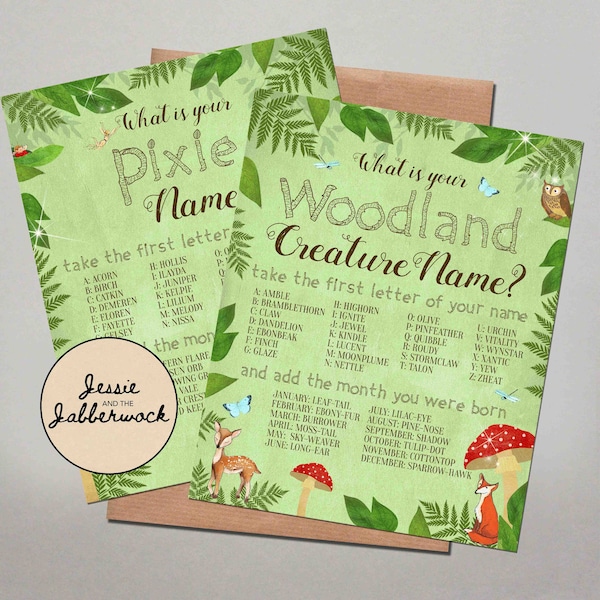 Pixie Woodland - Etsy