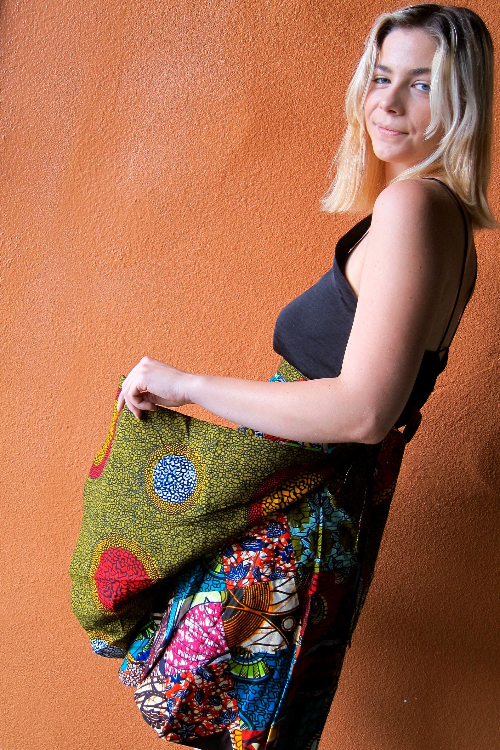 REVERSIBLE PATCH SKIRT - Etsy