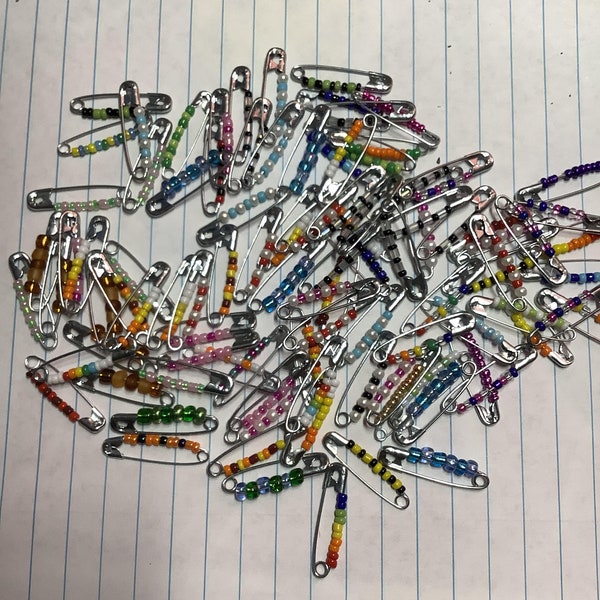 Beaded Pins - Etsy