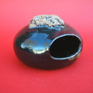 Hand Thrown Slug Pub With Green Man Design 11cm X 7cm Approx - Etsy