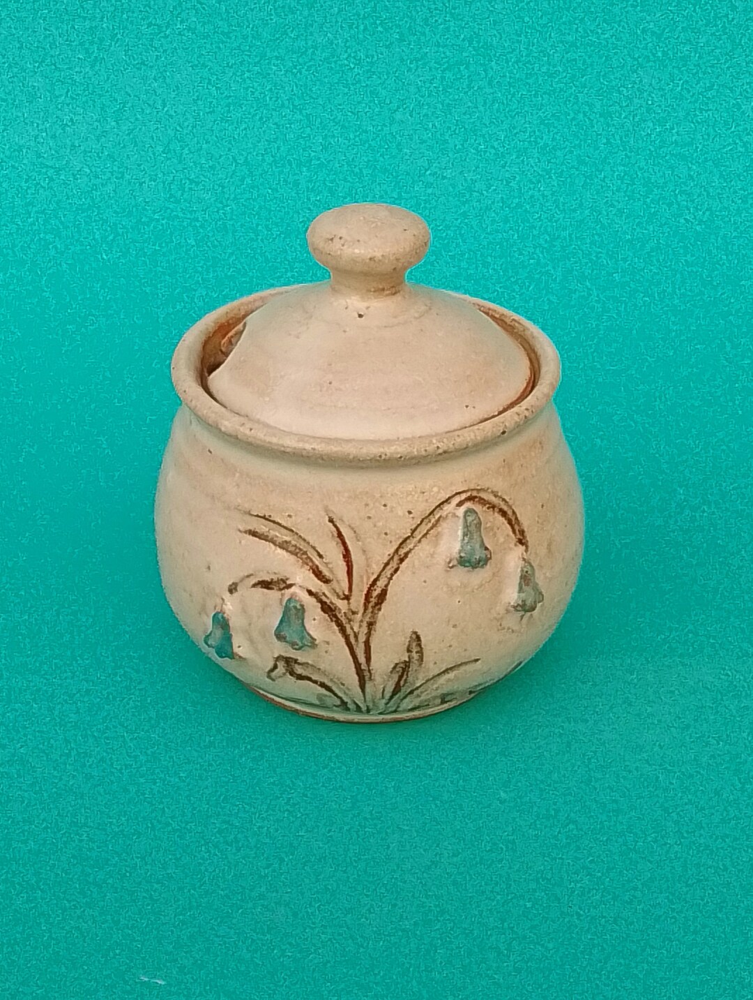 Bluebell Honey, Marmalade, Sugar, Jam Pot, Handthrown Stoneware Pottery ...
