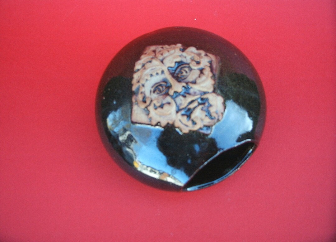 Hand Thrown Slug Pub With Green Man Design 11cm X 7cm Approx - Etsy