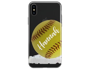 Softball iphone case | Etsy