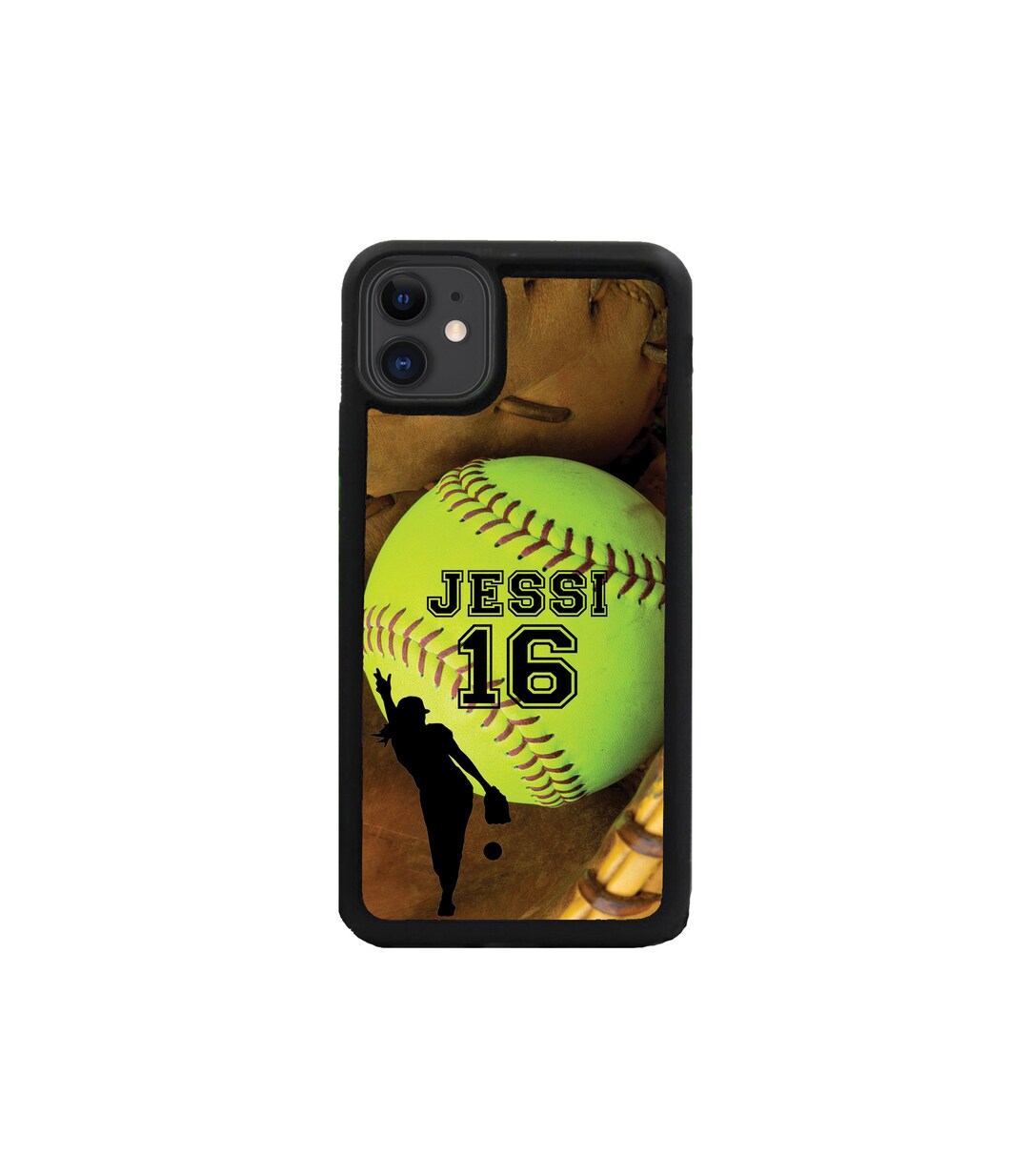 Personalized Gift Softball Pitcher Phone Case Custom Softball Phone ...