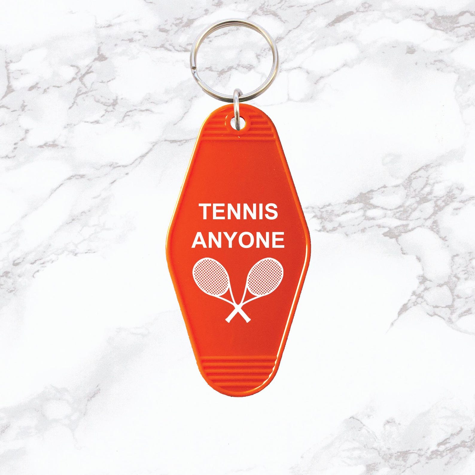 Tennis Anyone Keychain Gift New Home Owner Stocking Stuffer Gift ...