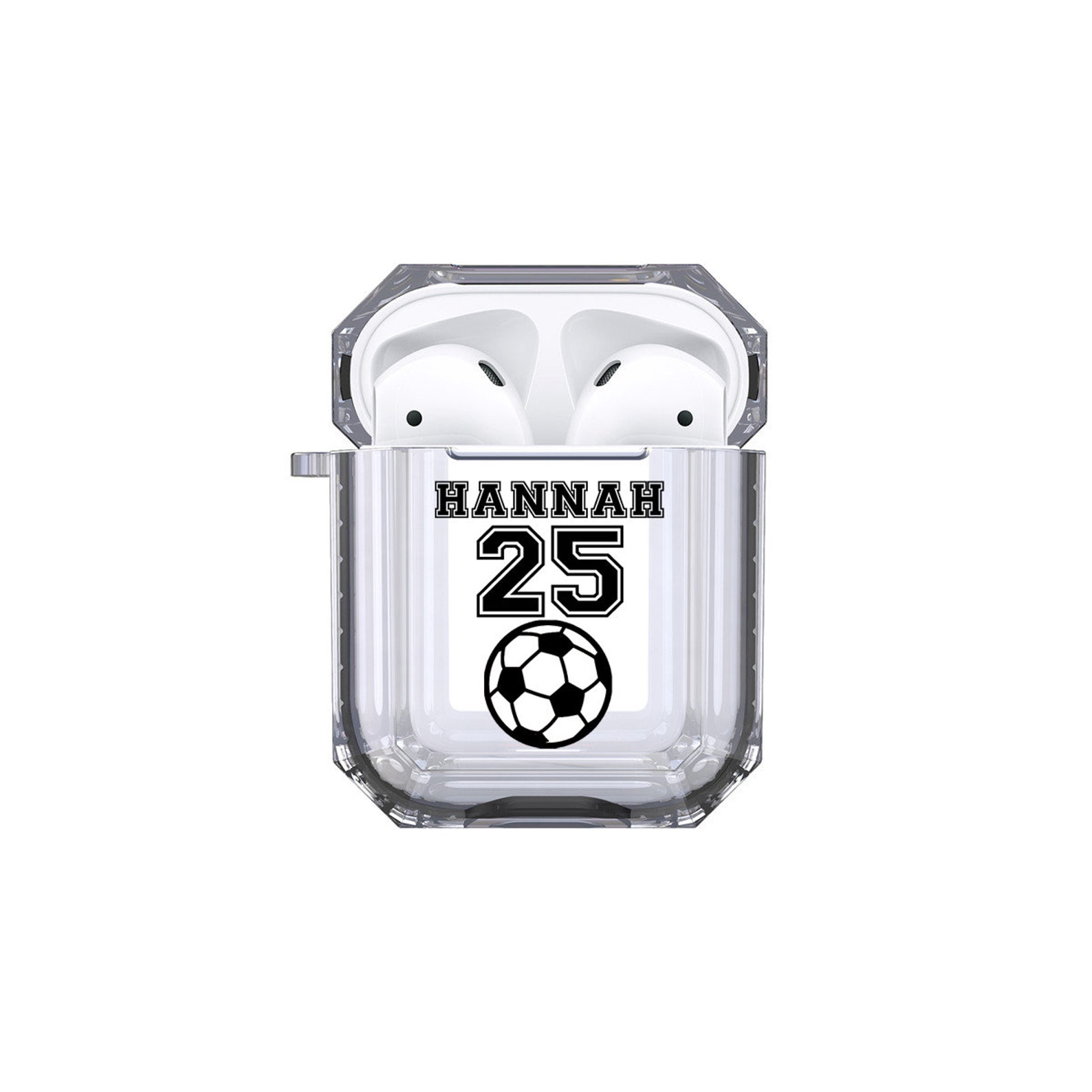 Protective Customized Sports Airpod Case Soccer Name and - Etsy