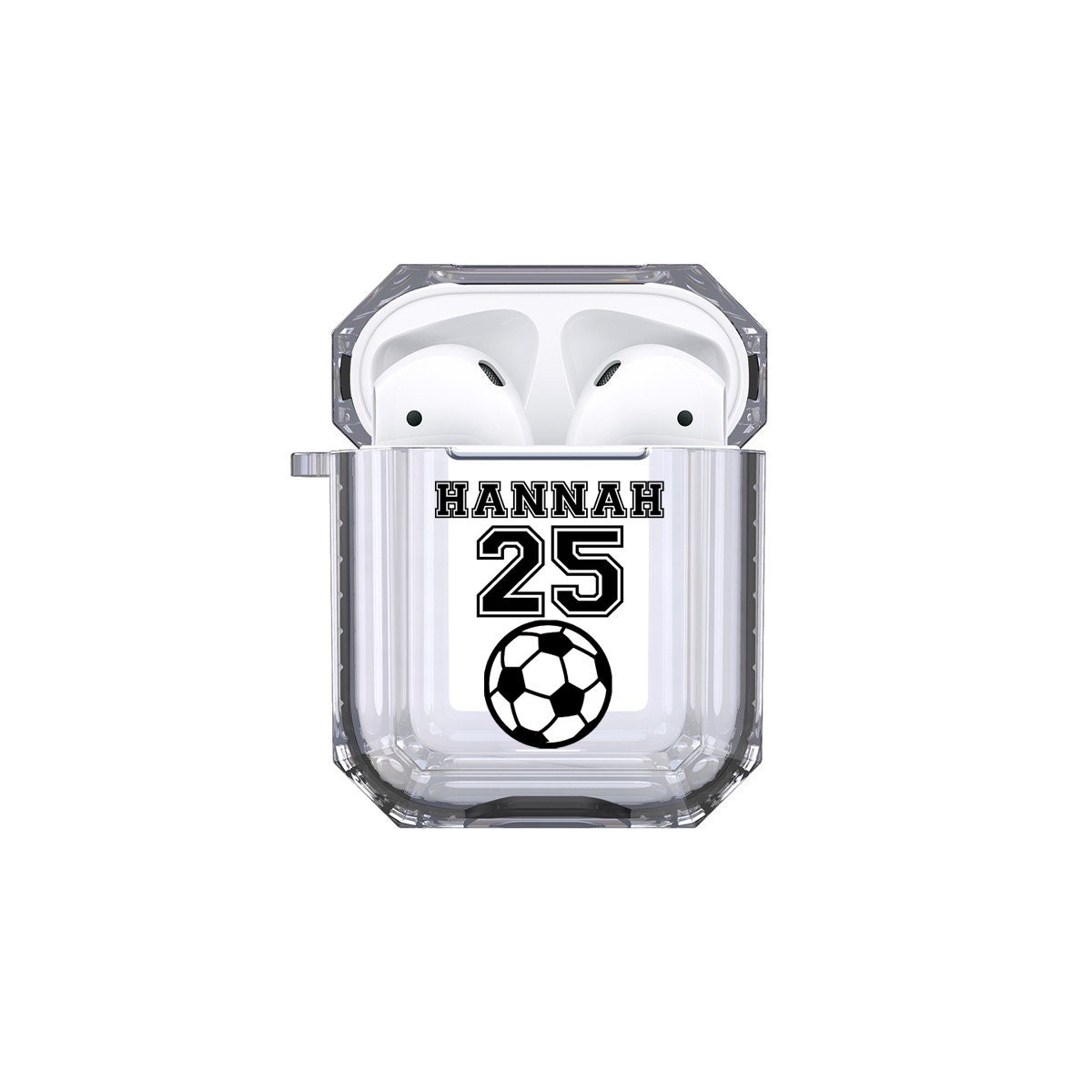 Protective Customized Sports Airpod Case Soccer Name and - Etsy