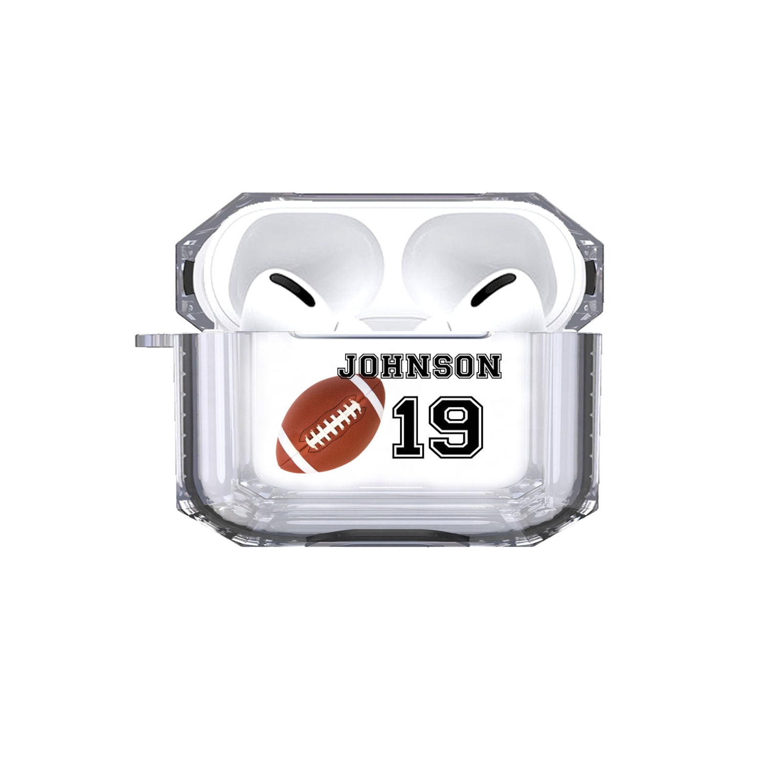 Protective Customized Sports Airpods Pro Case Football Name - Etsy