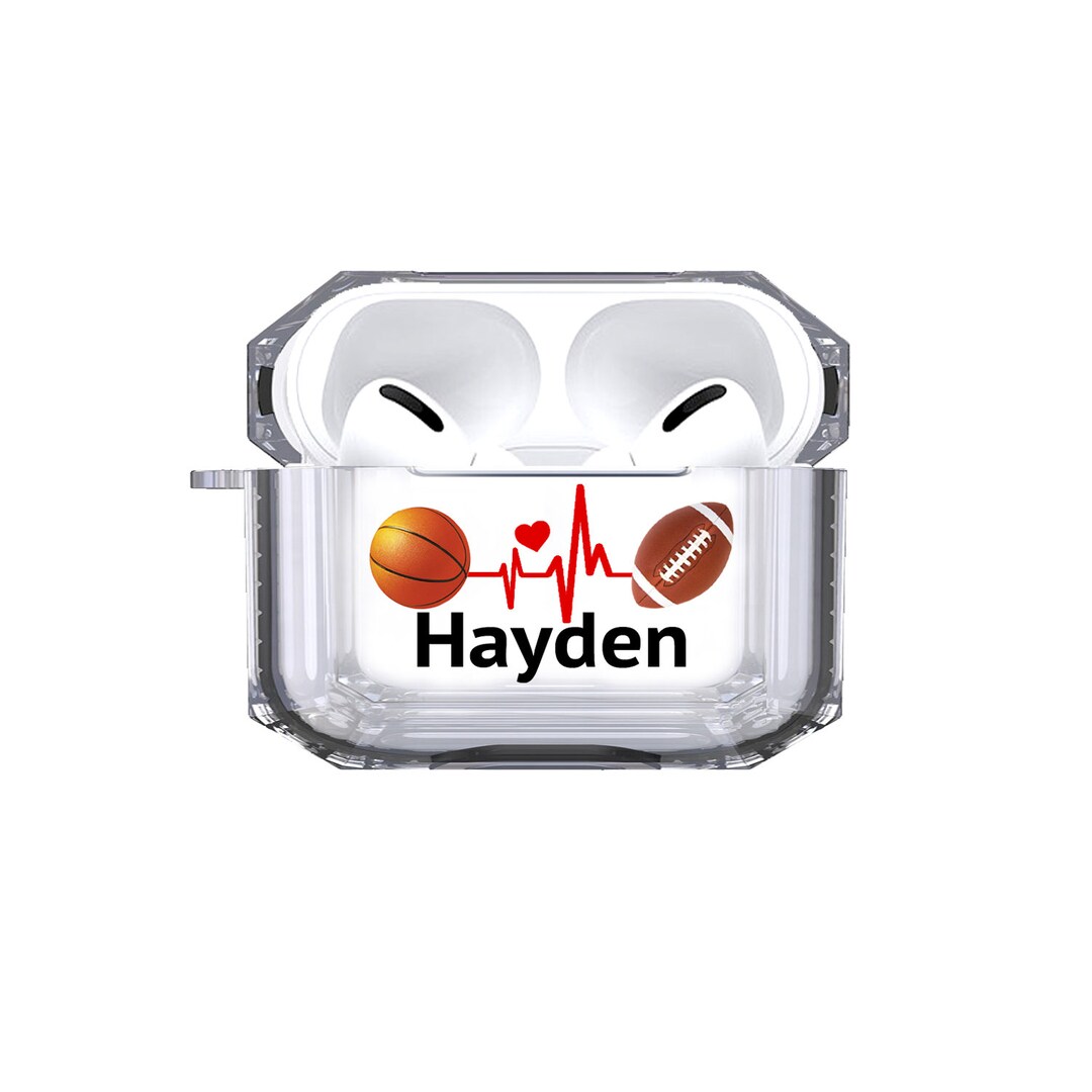 Protective Customized Sports Airpods Pro Case Multiple Sports Name Air ...