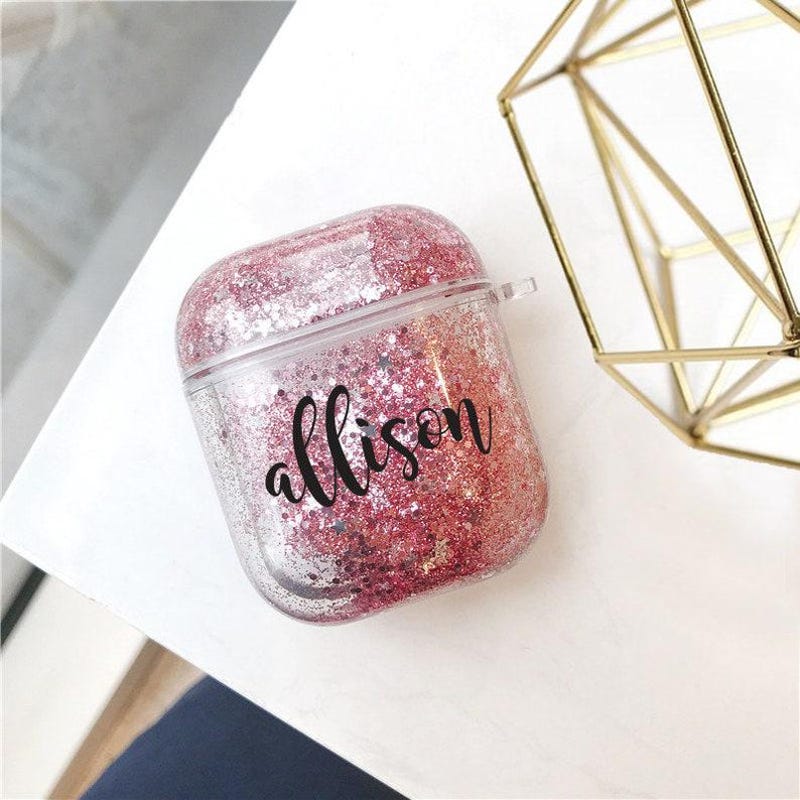 Custom Glitter AirPod Case - Etsy