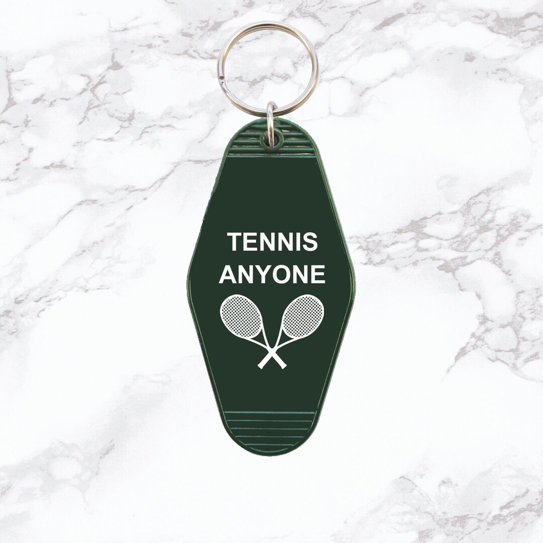 Tennis Anyone Keychain Gift New Home Owner Stocking Stuffer Gift ...