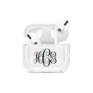 Customized Initial Airpods Pro Case Monogrammed Airpods Pro Case ...