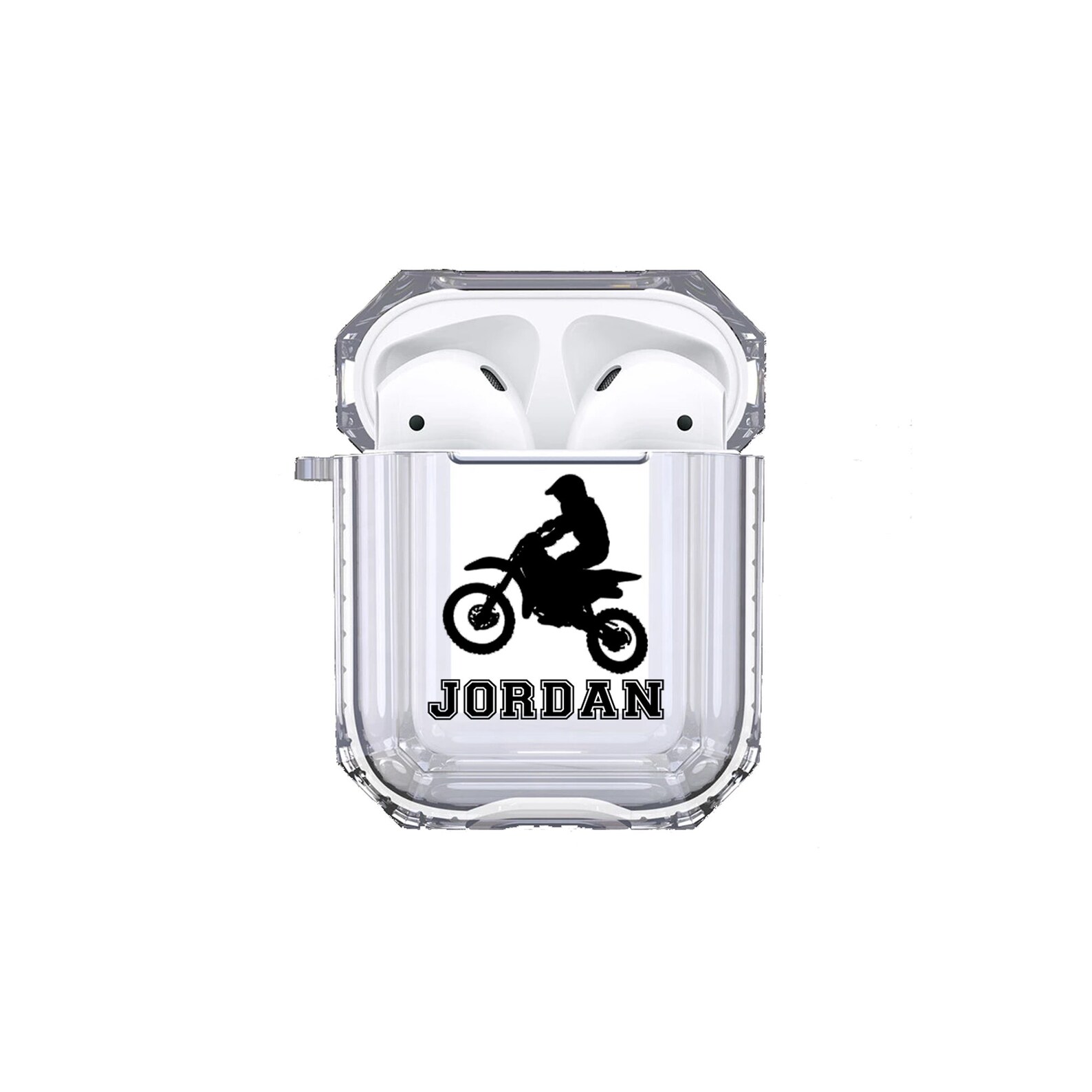 Protective Customized Sports Airpod Case Dirt Bike Rider Name - Etsy