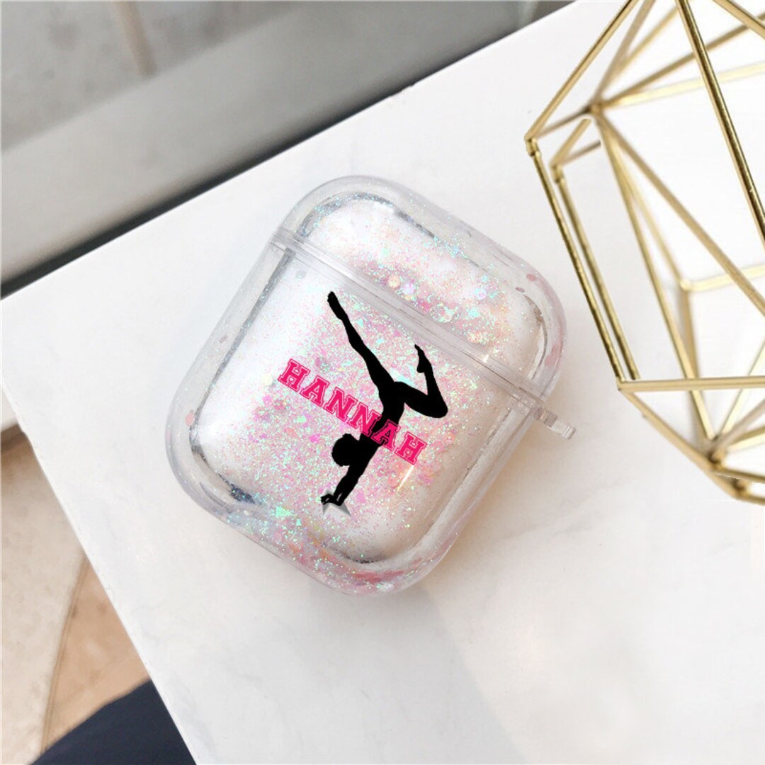 Glitter Customized Gymnastic AirPod Case Tumbler Airpods Case ...