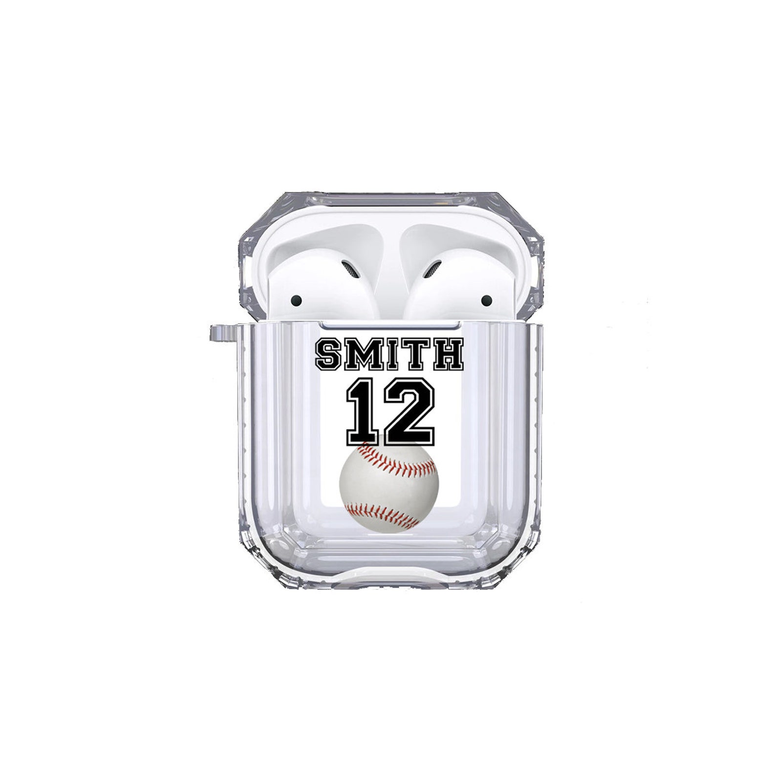 Protective Customized Sports AirPod Case Baseball Name and Number ...