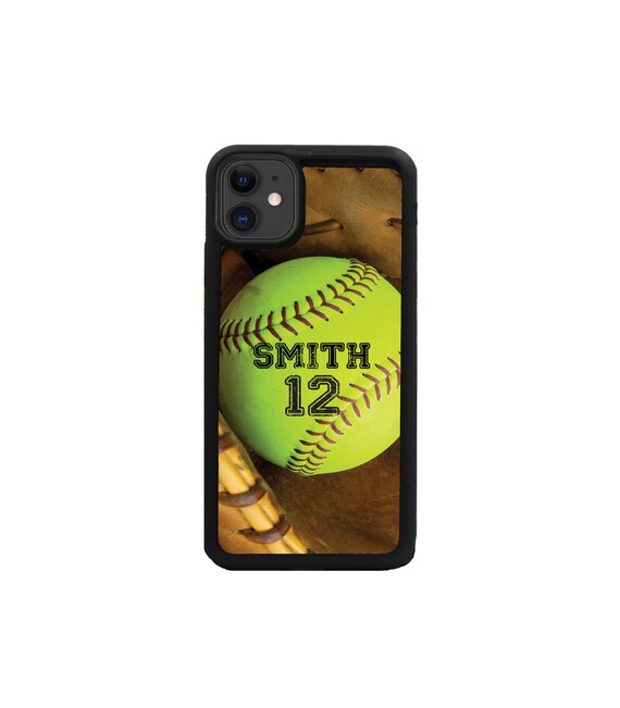 Personalized Softball phone case Custom Softball Case iPhone X | Etsy