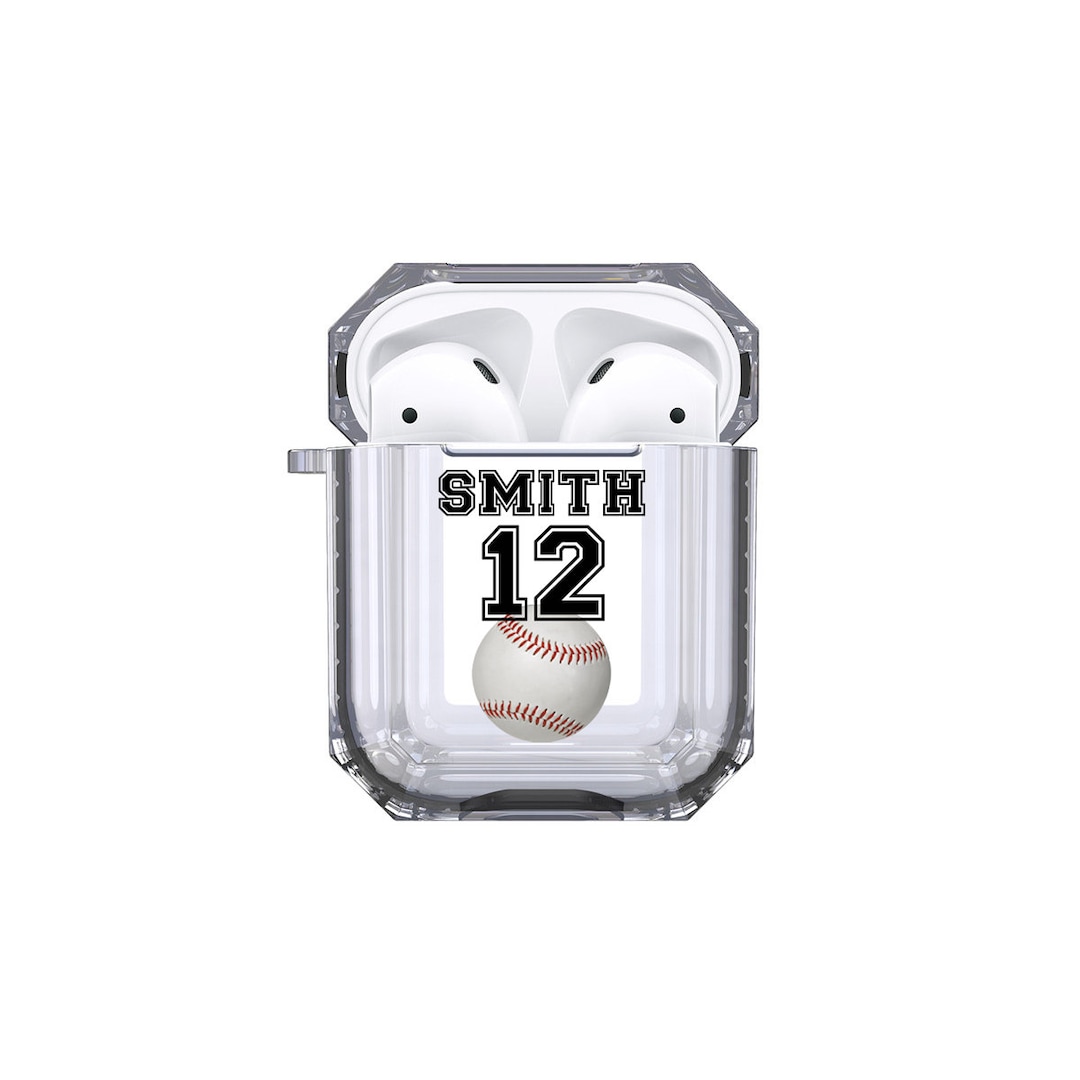 Protective Customized Sports AirPod Case Baseball Name and Number ...