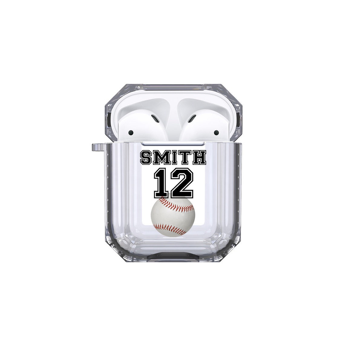 Protective Customized Sports AirPod Case Baseball Name and Number ...