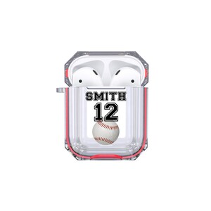 Protective Customized Sports AirPod Case Baseball Name and Number ...