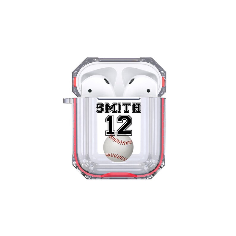 Protective Customized Sports AirPod Case Baseball Name and Number ...