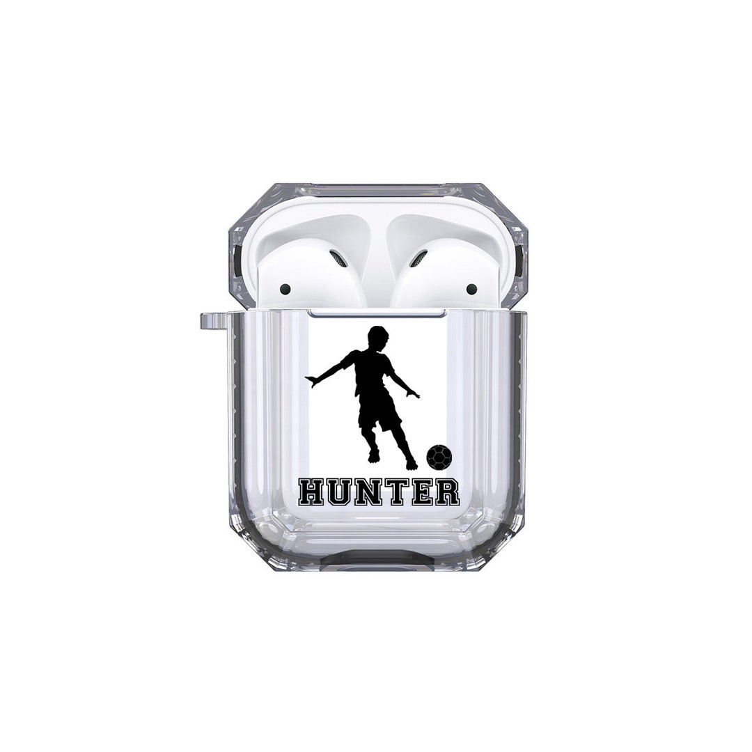 Protective Customized Sports AirPod Case Soccer Name Airpods Case ...