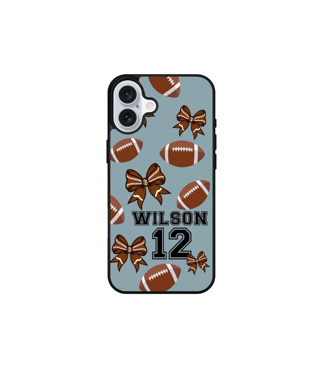 Custom Football Case Personalized Football Case iPhone Case Coquette ...