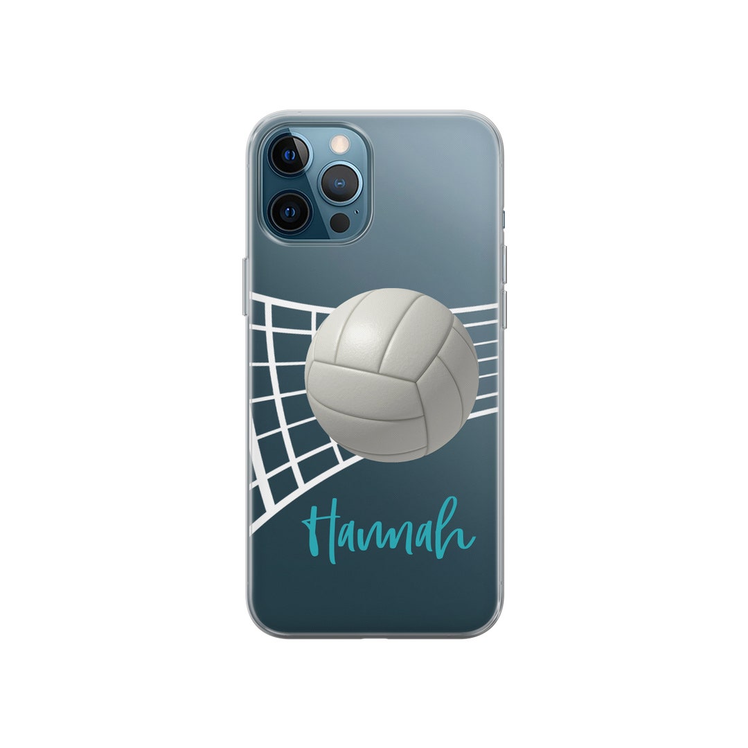 CLEAR Custom Volleyball Case.personalized Volleyball Case.iphone 11 ...