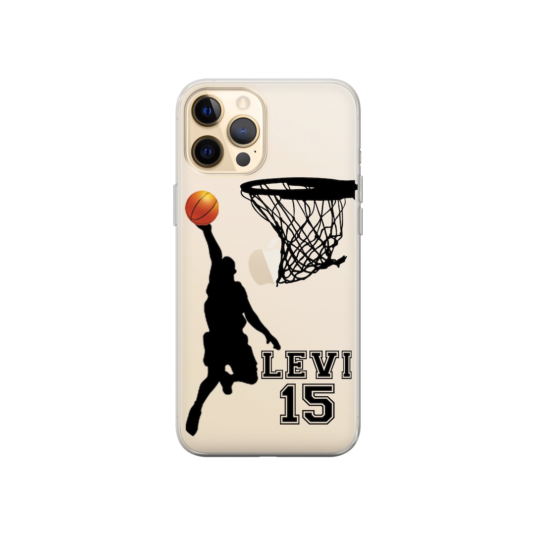 CLEAR Personalize Basketball Phone Case.custom Basketball iPhone 11 11 ...