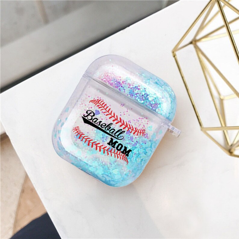 Baseball MOM Glitter AirPod Case Sparkly Bling Airpods Case Gift for ...