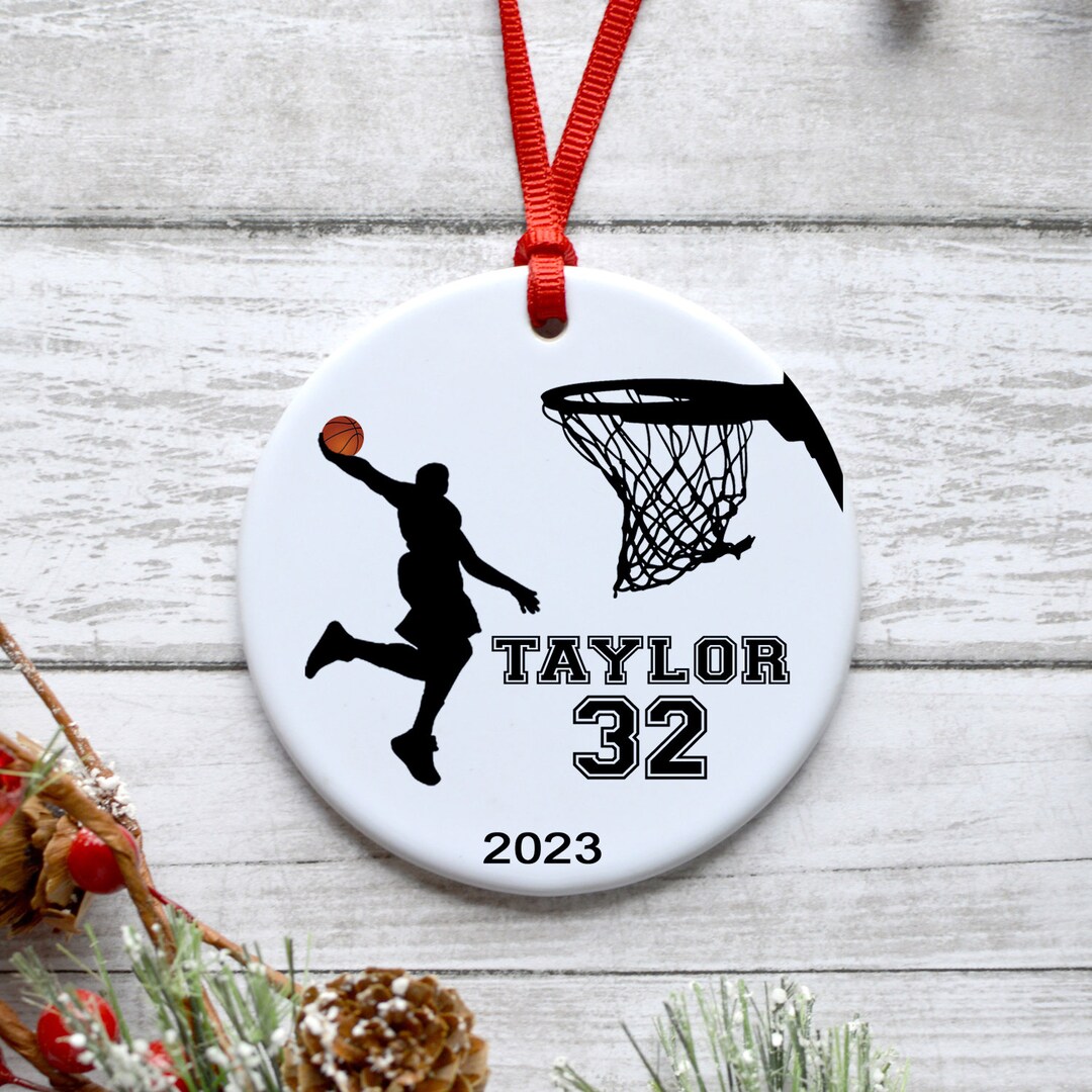 Basketball Player Ceramic Ornament, Personalize Gift Basketball Players ...